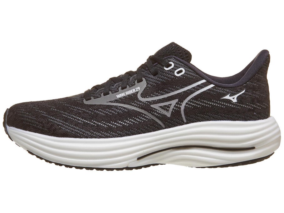 Mizuno Wave Rider 29 Men's Shoes Black Sand/Quiet Shade | Running Warehouse