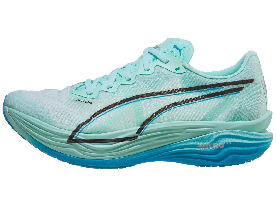 PUMA Deviate Nitro Elite 3 Men's Shoes Mint Melt/Blue | Running Warehouse