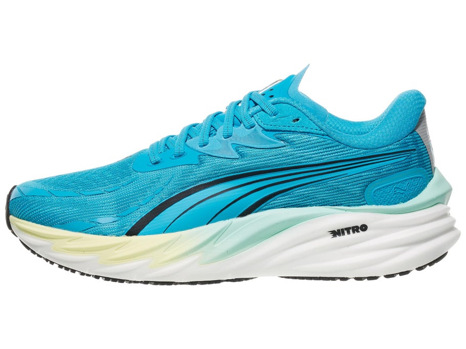 PUMA Velocity Nitro 4 Men's Shoes Speed Blue/Gold Moon | Running Warehouse