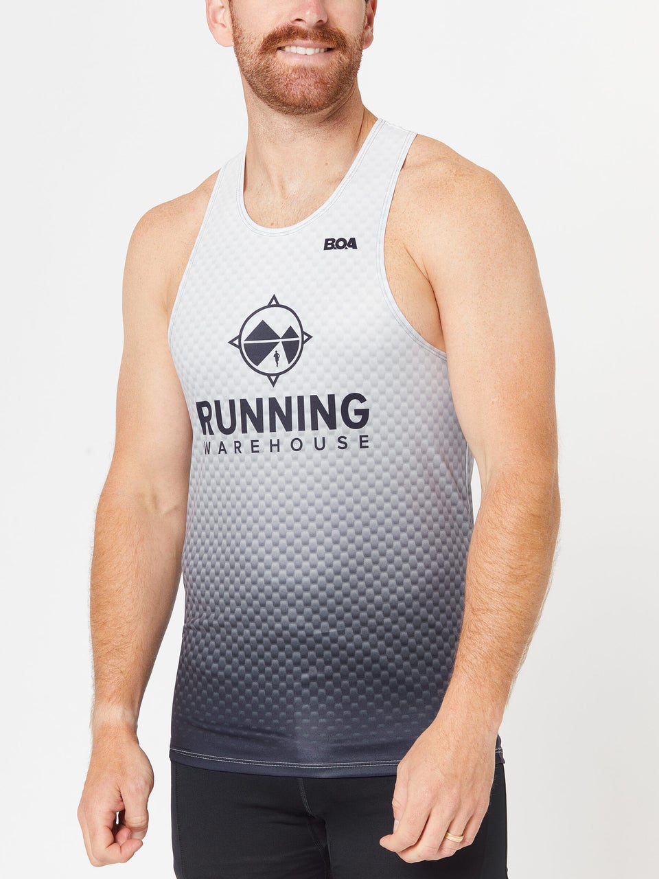 BOA Men's Running Warehouse Singlet | Running Warehouse