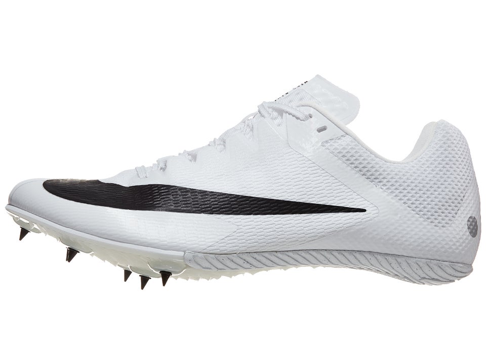 Nike Zoom Rival Sprint Spikes Unisex White/Black/Silver | Running Warehouse